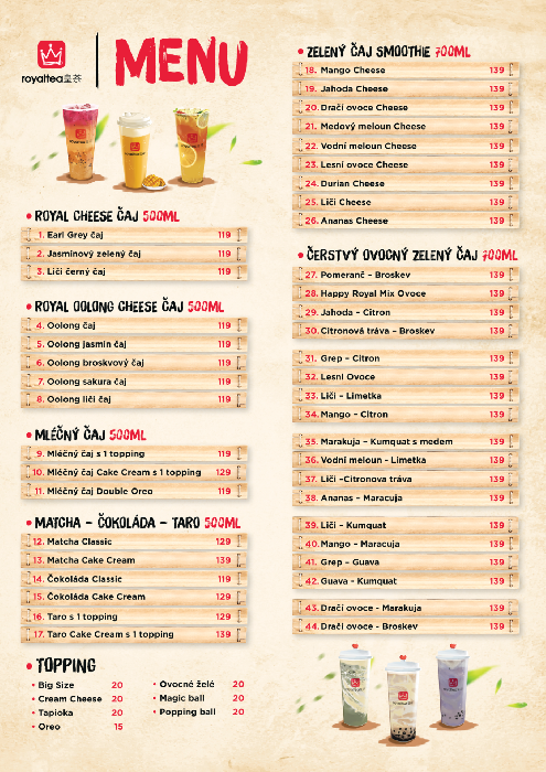 MENU :: ROYAL TEA